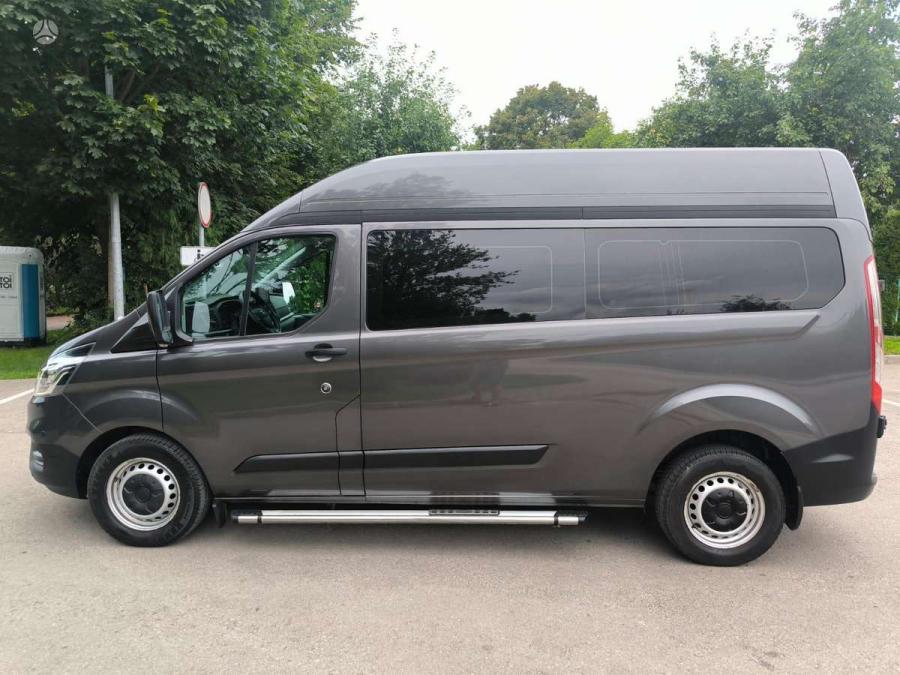 Grey Ford Transit Custom 2021 in Taurage, with an engine capacity of 2.00 L and mileage of 142 thousand km for 14800 €, photo 24 on AUTOMOTO.COM.LV