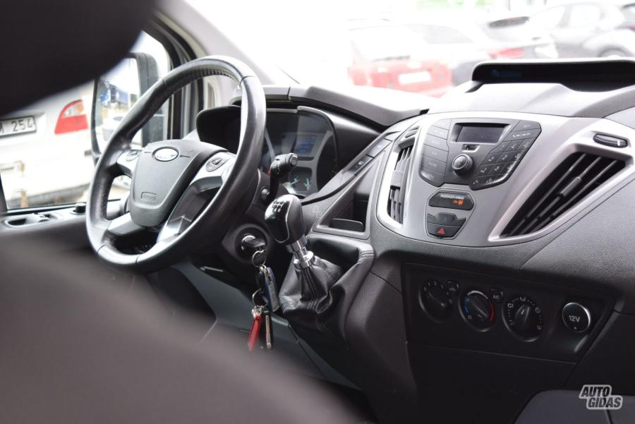 Grey Ford Transit Custom 2014 in Vilnius, with an engine capacity of 2.20 L and mileage of 274 thousand km for 11450 €, photo 12 on AUTOMOTO.COM.LV