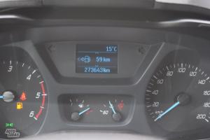 Grey Ford Transit Custom 2014 in Vilnius, with an engine capacity of 2.20 L and mileage of 274 thousand km for 11450 €, photo 14 on AUTOMOTO.COM.LV