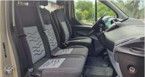 Grey Ford Transit Custom 2016 in Vilnius, with an engine capacity of 2.20 L and mileage of 131 thousand km for 13000 €, photo 12 on AUTOMOTO.COM.LV