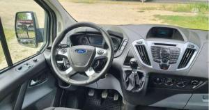 Grey Ford Transit Custom 2016 in Vilnius, with an engine capacity of 2.20 L and mileage of 131 thousand km for 13000 €, photo 14 on AUTOMOTO.COM.LV