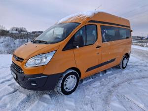 Oranžs Ford Transit Custom 2016 Marijampole, ar dzinēja tilpumu 2.00 L un nobraukumu 221 tūkst. km par 11700 €, foto  vietnē AUTOMOTO.COM.LV