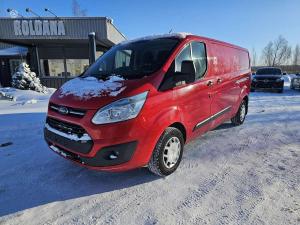 Red Ford Transit Custom 2015 in Pakruojis, with an engine capacity of 2.20 L and mileage of 254 thousand km for 5600 €, photo  on AUTOMOTO.COM.LV