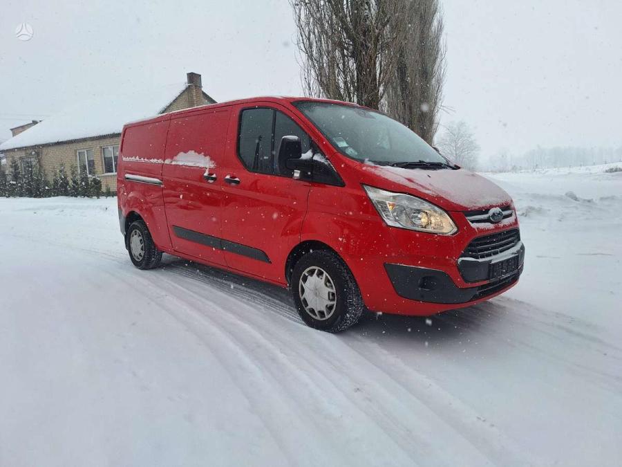 Red Ford Transit Custom 2016 in Taurage, with an engine capacity of 0.00 L and mileage of 167 thousand km for 5500 €, photo 2 on AUTOMOTO.COM.LV