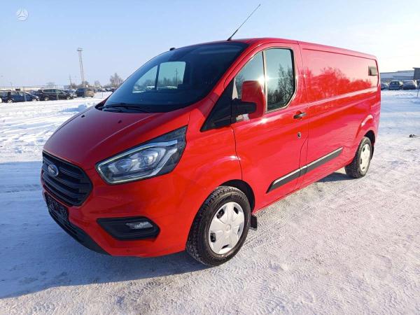 Red Ford Transit Custom 2020 in Marijampole, with an engine capacity of 2.00 L and mileage of 280 thousand km for 9400 €, photo 1 on AUTOMOTO.COM.LV