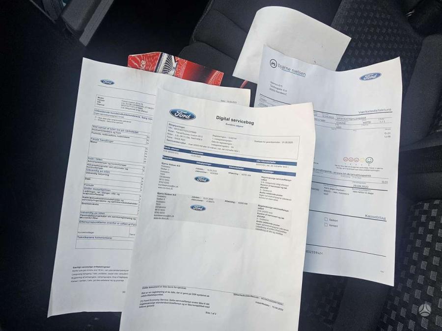 Red Ford Transit Custom 2020 in Pakruojis, with an engine capacity of 2.00 L and mileage of 151 thousand km for 9300 €, photo 16 on AUTOMOTO.COM.LV