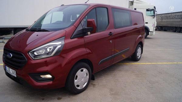 Sarkans Ford Transit Custom 2021 Palanga, ar dzinēja tilpumu 2.00 L un nobraukumu 162 tūkst. km par 19965 €, foto 2 vietnē AUTOMOTO.COM.LV