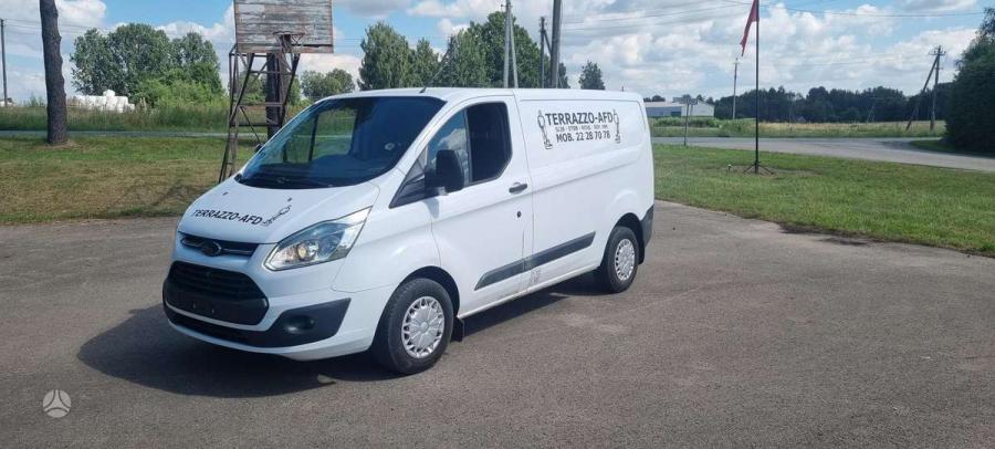 White Ford Transit Custom 2012 in Taurage, with an engine capacity of 2.20 L and mileage of 22 thousand km for 3700 €, photo 1 on AUTOMOTO.COM.LV