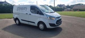 White Ford Transit Custom 2012 in Taurage, with an engine capacity of 2.20 L and mileage of 22 thousand km for 3700 €, photo 3 on AUTOMOTO.COM.LV