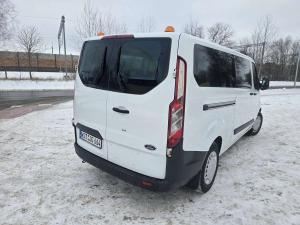 White Ford Transit Custom 2014 in Siauliai, with an engine capacity of 2.20 L and mileage of 279 thousand km for 9450 €, photo 8 on AUTOMOTO.COM.LV