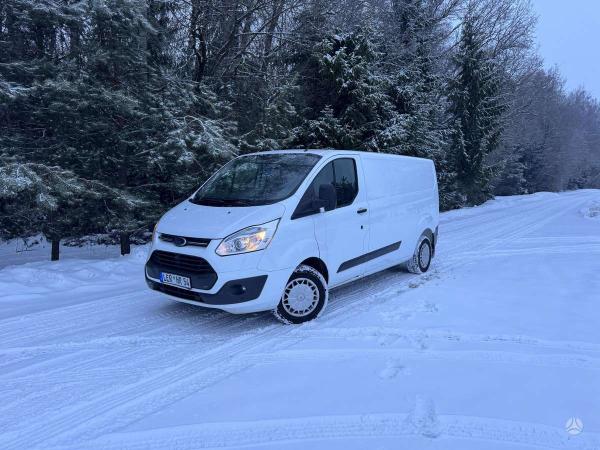White Ford Transit Custom 2014 in Kaunas, with an engine capacity of 2.20 L and mileage of 264 thousand km for 5350 €, photo 1 on AUTOMOTO.COM.LV