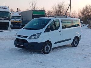 White Ford Transit Custom 2014 in Kedainiai, with an engine capacity of 2.20 L and mileage of 275 thousand km for 10300 €, photo 9 on AUTOMOTO.COM.LV