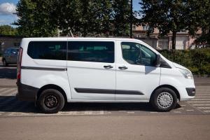 White Ford Transit Custom 2014 in Vilnius, with an engine capacity of 2.20 L and mileage of 389 thousand km for 6500 €, photo 7 on AUTOMOTO.COM.LV