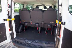 White Ford Transit Custom 2014 in Vilnius, with an engine capacity of 2.20 L and mileage of 389 thousand km for 6500 €, photo 17 on AUTOMOTO.COM.LV