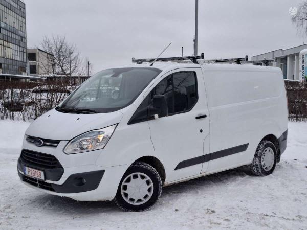 White Ford Transit Custom 2015 in Vilnius, with an engine capacity of 2.20 L and mileage of 192 thousand km for 6200 €, photo 5 on AUTOMOTO.COM.LV