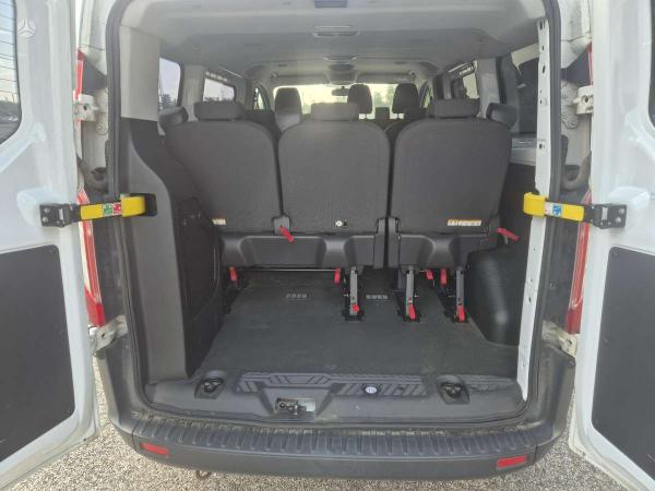 White Ford Transit Custom 2015 in Marijampole, with an engine capacity of 2.20 L and mileage of 239 thousand km for 8600 €, photo 7 on AUTOMOTO.COM.LV