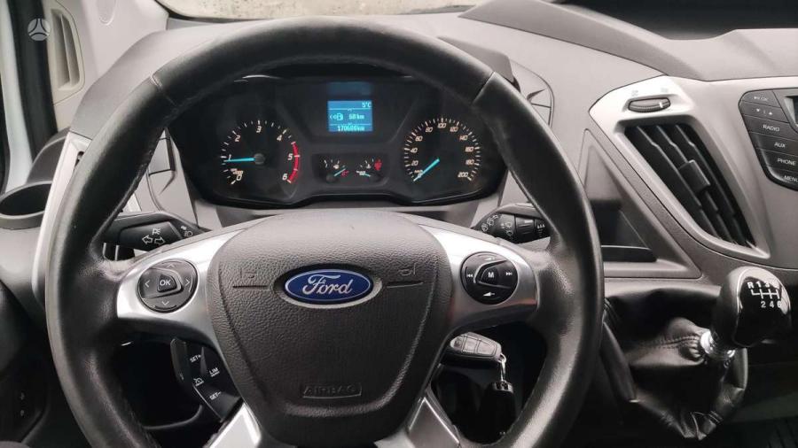 Balts Ford Transit Custom 2015 Klaipėda, ar dzinēja tilpumu 2.20 L un nobraukumu 170 tūkst. km par 11590 €, foto 15 vietnē AUTOMOTO.COM.LV