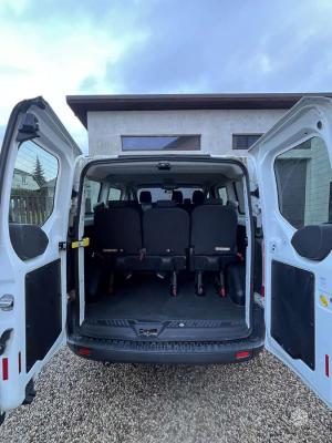 White Ford Transit Custom 2016 in Ukmerge, with an engine capacity of 2.20 L and mileage of 248 thousand km for 9950 €, photo 10 on AUTOMOTO.COM.LV