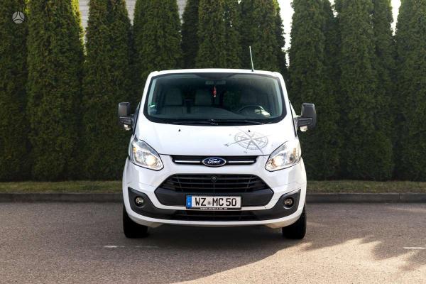 White Ford Transit Custom 2016 in Kaunas, with an engine capacity of 2.20 L and mileage of 281 thousand km for 10555 €, photo 6 on AUTOMOTO.COM.LV