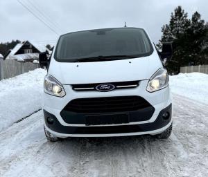 White Ford Transit Custom 2016 in Panevezys, with an engine capacity of 2.20 L and mileage of 126 thousand km for 7750 €, photo 2 on AUTOMOTO.COM.LV
