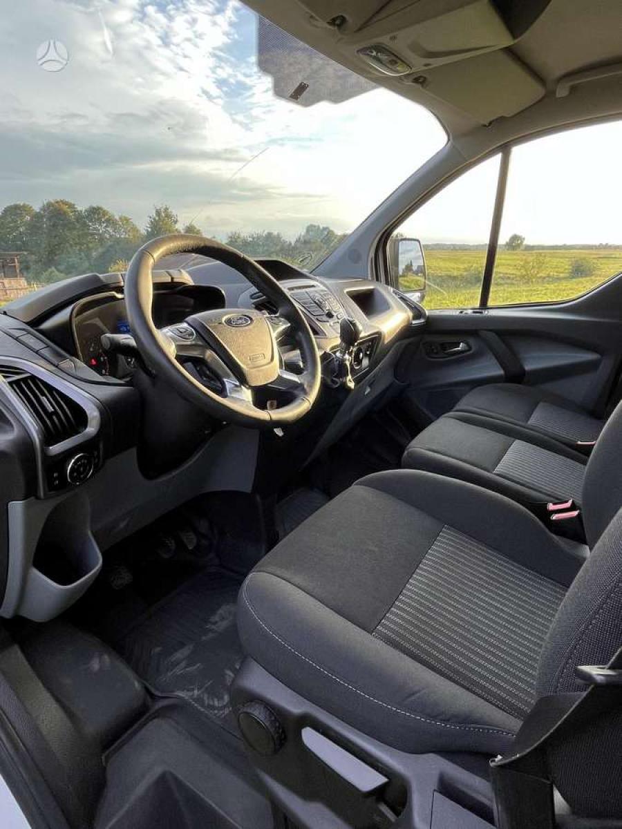 White Ford Transit Custom 2016 in Silale, with an engine capacity of 2.20 L and mileage of 250 thousand km for 5290 €, photo 13 on AUTOMOTO.COM.LV