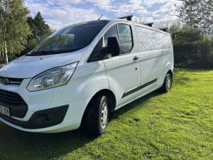 Balts Ford Transit Custom 2016 Radviliškis, ar dzinēja tilpumu 2.00 L un nobraukumu 129 tūkst. km par 8000 €, foto  vietnē AUTOMOTO.COM.LV