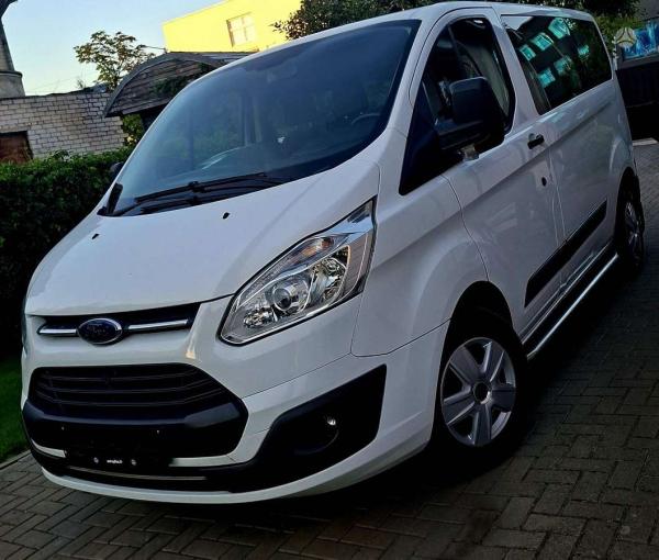 Balts Ford Transit Custom 2017 Kauņa, ar dzinēja tilpumu 2.00 L un nobraukumu 270 tūkst. km par 9650 €, foto 1 vietnē AUTOMOTO.COM.LV