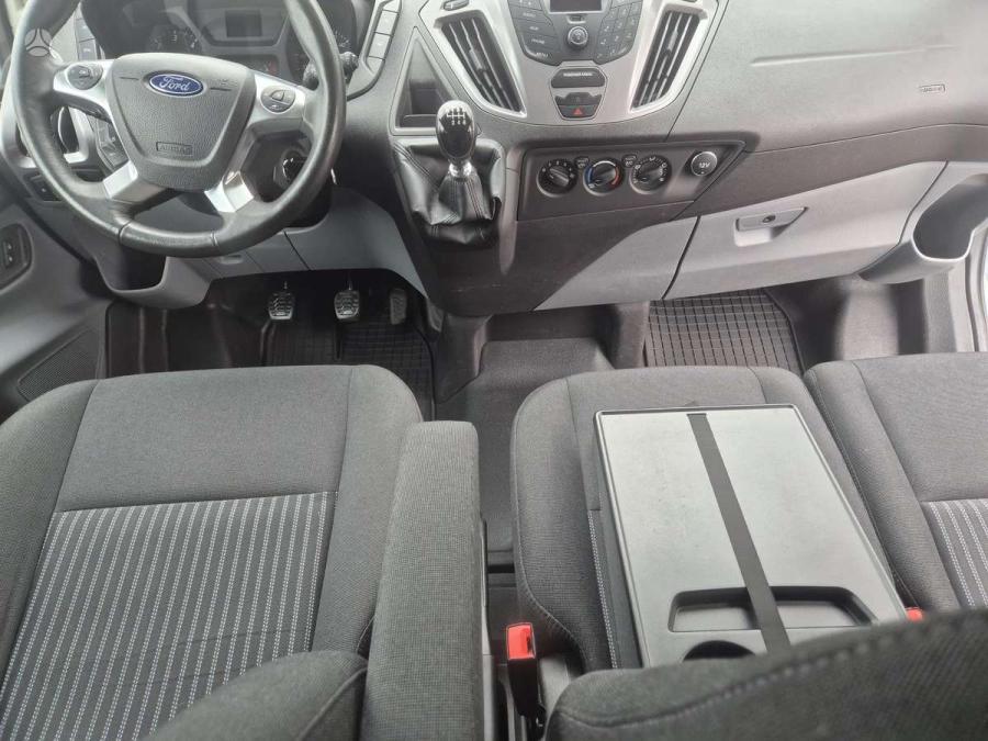 White Ford Transit Custom 2017 in Marijampole, with an engine capacity of 2.00 L and mileage of 220 thousand km for 12200 €, photo 15 on AUTOMOTO.COM.LV