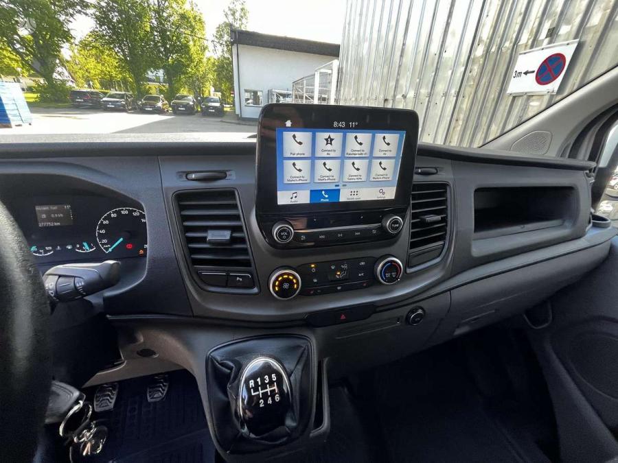 White Ford Transit Custom 2019 in Tallinn, with an engine capacity of 2.00 L and mileage of 280 thousand km for 9999 €, photo 14 on AUTOMOTO.COM.LV