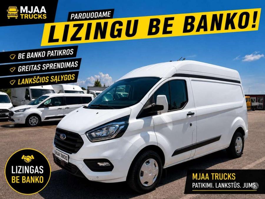 Balts Ford Transit Custom 2020 Viļņa, ar dzinēja tilpumu 2.00 L un nobraukumu 109 tūkst. km par 14900 €, foto 1 vietnē AUTOMOTO.COM.LV