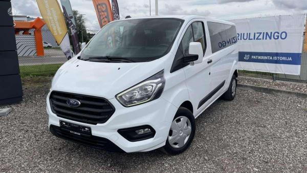 White Ford Transit Custom 2020 in Marijampole, with an engine capacity of 2.00 L and mileage of 222 thousand km for 15900 €, photo 1 on AUTOMOTO.COM.LV
