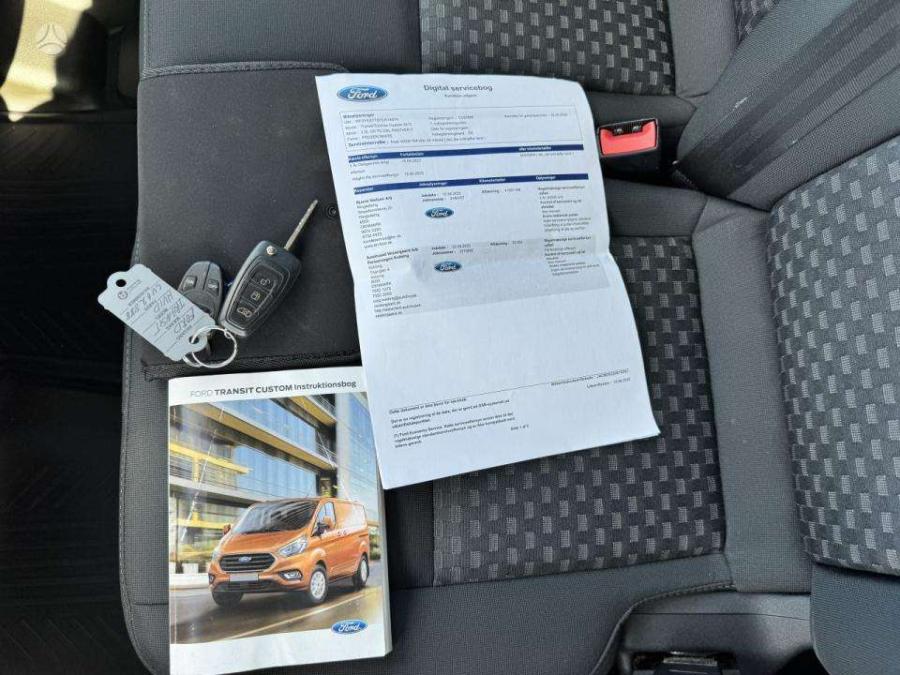 White Ford Transit Custom 2020 in Radviliskis, with an engine capacity of 2.00 L and mileage of 158 thousand km for 14459 €, photo 21 on AUTOMOTO.COM.LV