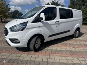 White Ford Transit Custom 2021 in Silute, with an engine capacity of 2.00 L and mileage of 153 thousand km for 14990 €, photo 6 on AUTOMOTO.COM.LV