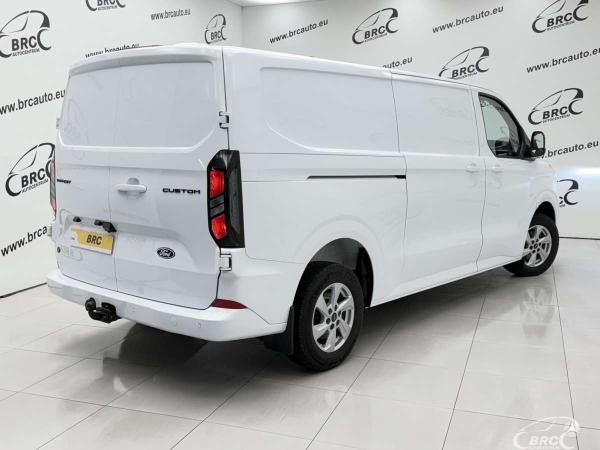 Ford Transit Custom 2024 in Vilnius on AUTOMOTO.COM.LV White Ford Transit Custom 2024 in Vilnius, with an engine capacity of 2.00 L and mileage of 27 thousand km for 26900 €, photo 4 on AUTOMOTO.COM.LV