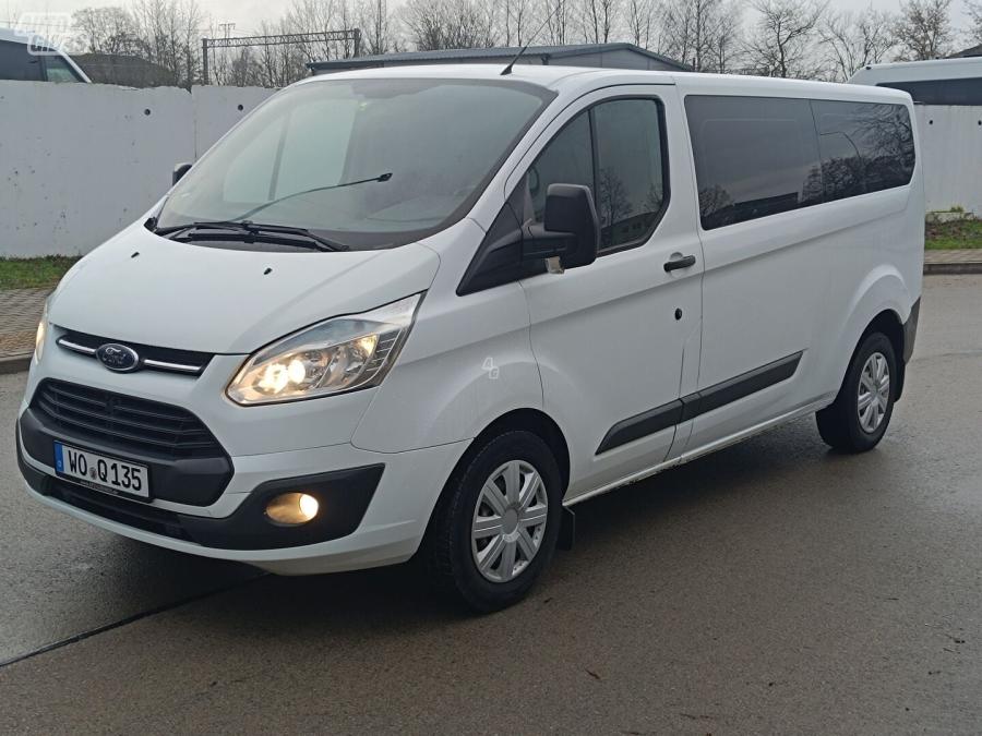 White Ford Transit Custom 2015 in Telschi, with an engine capacity of 2.20 L and mileage of 271 thousand km for 9200 €, photo 3 on AUTOMOTO.COM.LV