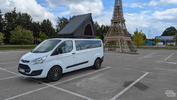 White Ford Transit Custom 2018 in Mazeikiai, with an engine capacity of 2.00 L and mileage of 240 thousand km for 13900 €, photo 7 on AUTOMOTO.COM.LV