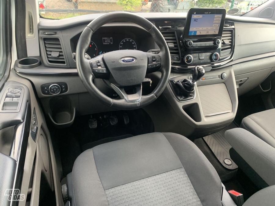 White Ford Transit Custom 2018 in Kaunas, with an engine capacity of 2.00 L and mileage of 192 thousand km for 17999 €, photo 14 on AUTOMOTO.COM.LV