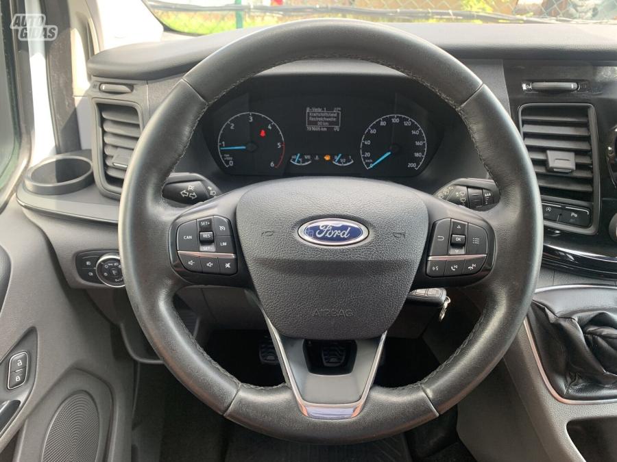 White Ford Transit Custom 2018 in Kaunas, with an engine capacity of 2.00 L and mileage of 192 thousand km for 17999 €, photo 20 on AUTOMOTO.COM.LV