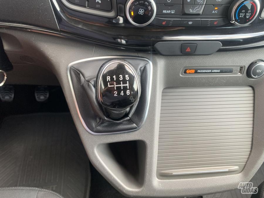 White Ford Transit Custom 2018 in Kaunas, with an engine capacity of 2.00 L and mileage of 192 thousand km for 17999 €, photo 28 on AUTOMOTO.COM.LV