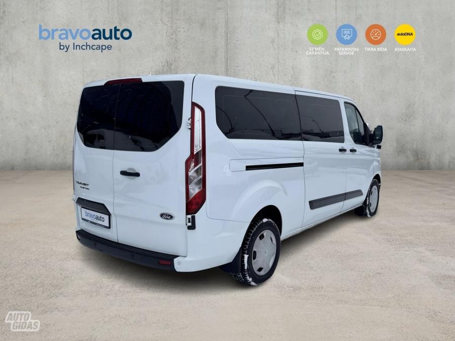 White Ford Transit Custom 2023 in Vilnius, with an engine capacity of 2.00 L and mileage of 132 thousand km for 25500 €, photo 7 on AUTOMOTO.COM.LV