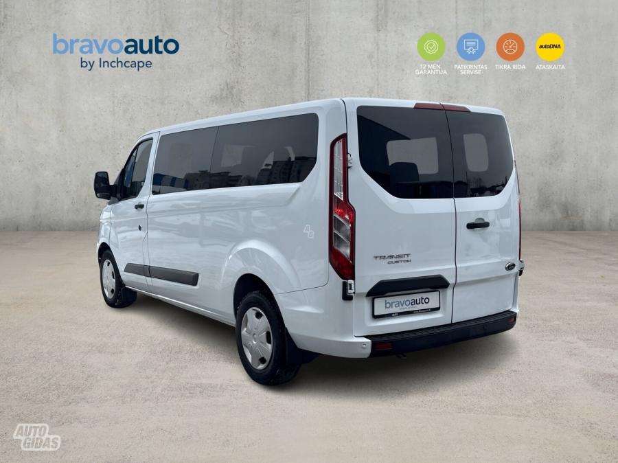 White Ford Transit Custom 2024 in Kaunas, with an engine capacity of 2.00 L and mileage of 85 thousand km for 29272 €, photo 3 on AUTOMOTO.COM.LV