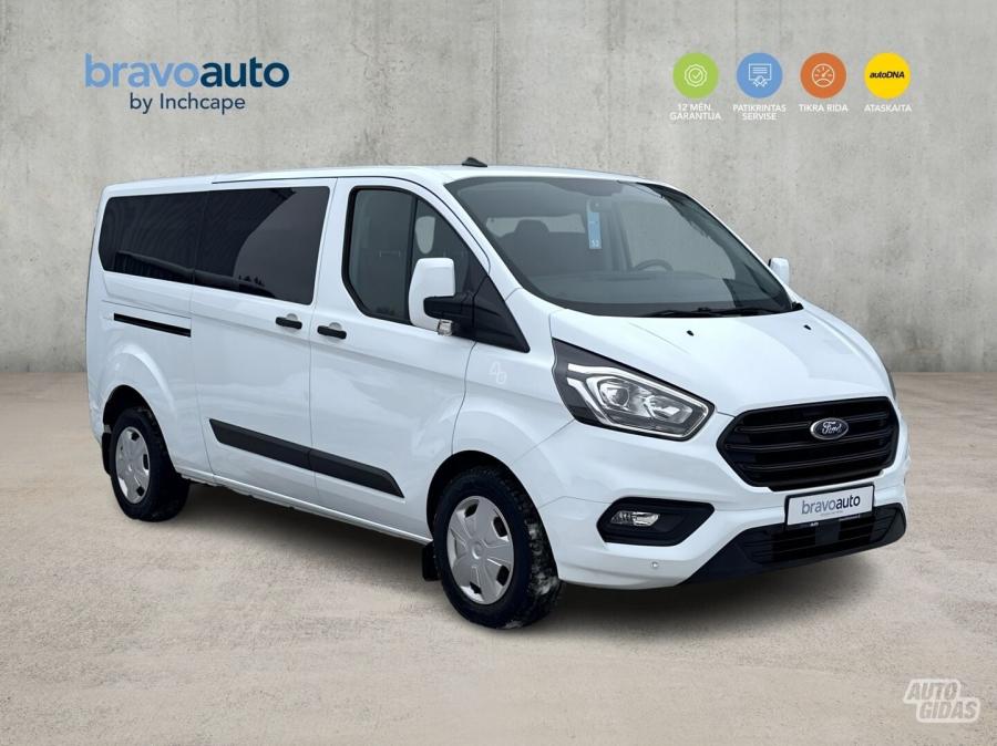 White Ford Transit Custom 2024 in Kaunas, with an engine capacity of 2.00 L and mileage of 70 thousand km for 28471 €, photo 8 on AUTOMOTO.COM.LV