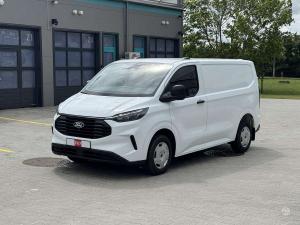 White Ford Transit Custom 2024 in Kaunas, with an engine capacity of 2.00 L and mileage of 20 thousand km for 27300 €, photo  on AUTOMOTO.COM.LV