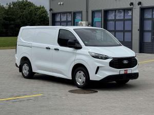 White Ford Transit Custom 2024 in Kaunas, with an engine capacity of 2.00 L and mileage of 20 thousand km for 27300 €, photo 4 on AUTOMOTO.COM.LV
