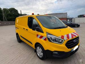 Yellow Ford Transit Custom 2022 in Kaunas, with an engine capacity of 2.00 L and mileage of 262 thousand km for 8750 €, photo  on AUTOMOTO.COM.LV