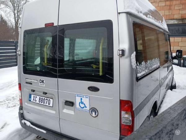 Grey Ford Transit 2008 in Jurbarkas, with an engine capacity of 2.20 L and mileage of 153 thousand km for 4999 €, photo 11 on AUTOMOTO.COM.LV