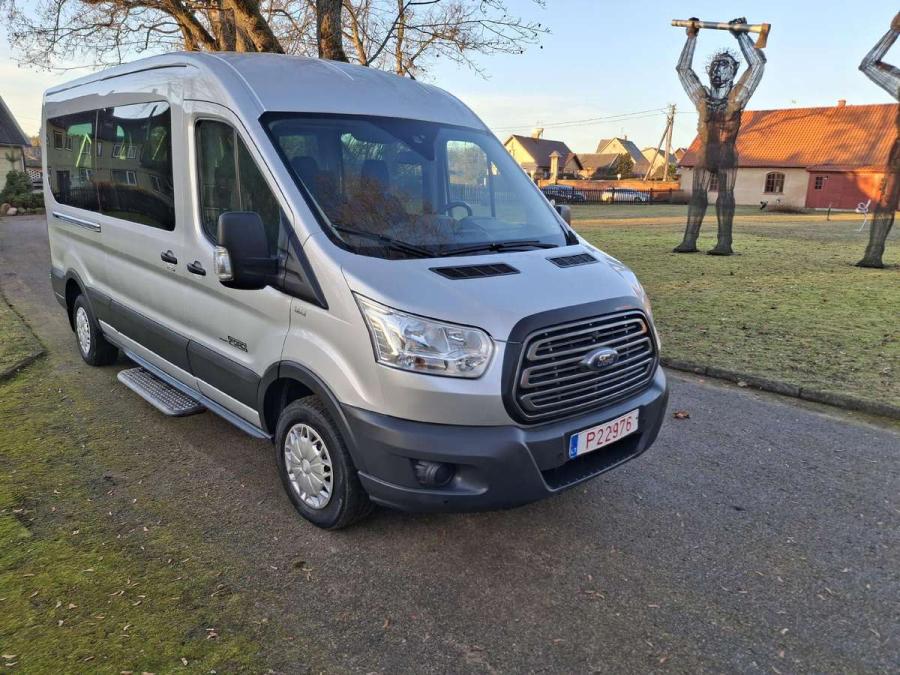 Grey Ford Transit 2016 in Jurbarkas, with an engine capacity of 2.20 L and mileage of 197 thousand km for 13200 €, photo 15 on AUTOMOTO.COM.LV