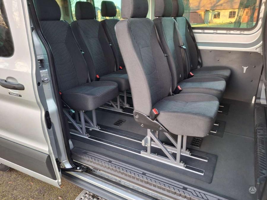 Grey Ford Transit 2016 in Jurbarkas, with an engine capacity of 2.20 L and mileage of 197 thousand km for 13200 €, photo 25 on AUTOMOTO.COM.LV