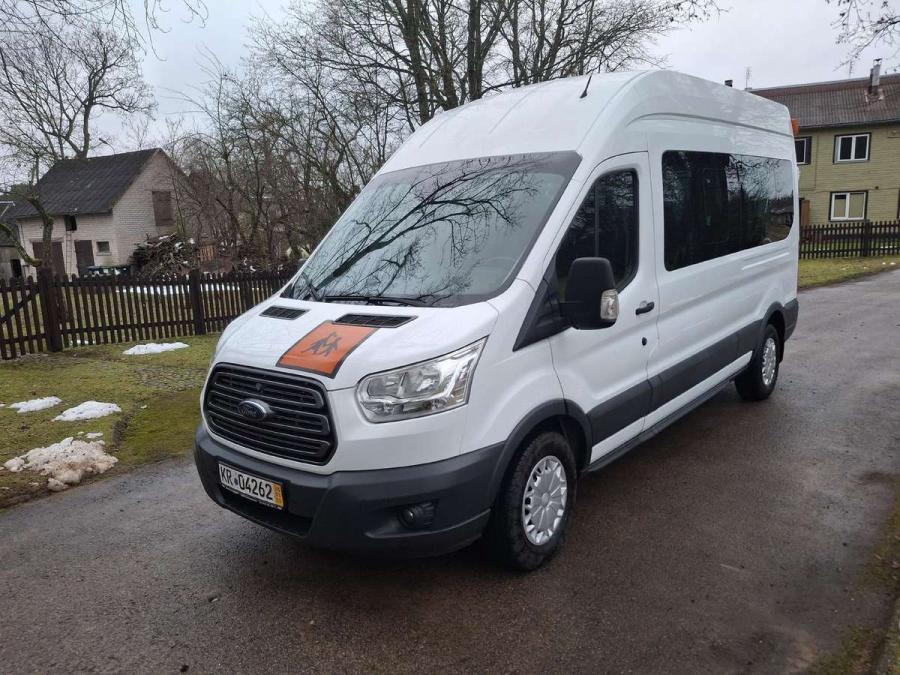 Grey Ford Transit 2016 in Jurbarkas, with an engine capacity of 2.20 L and mileage of 197 thousand km for 13200 €, photo 35 on AUTOMOTO.COM.LV