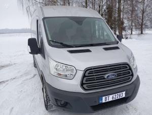 Grey Ford Transit 2018 in Jurbarkas, with an engine capacity of 2.00 L and mileage of 279 thousand km for 8977 €, photo 2 on AUTOMOTO.COM.LV